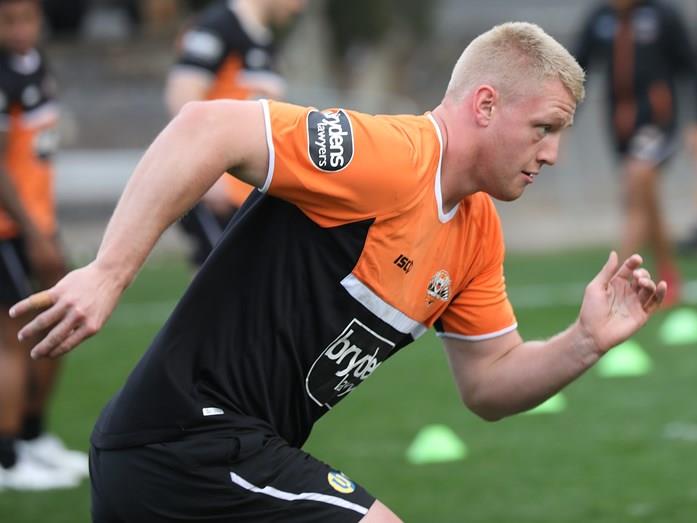 Star Spot Oliver Clark in the Wests Tigers | St John Paul II Schofields